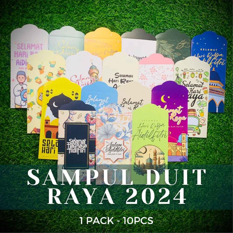 Sampul Duit Raya 2024 | 1 PACK (10PCS) | 29 Design EXCLUSIVE - TikTok ...