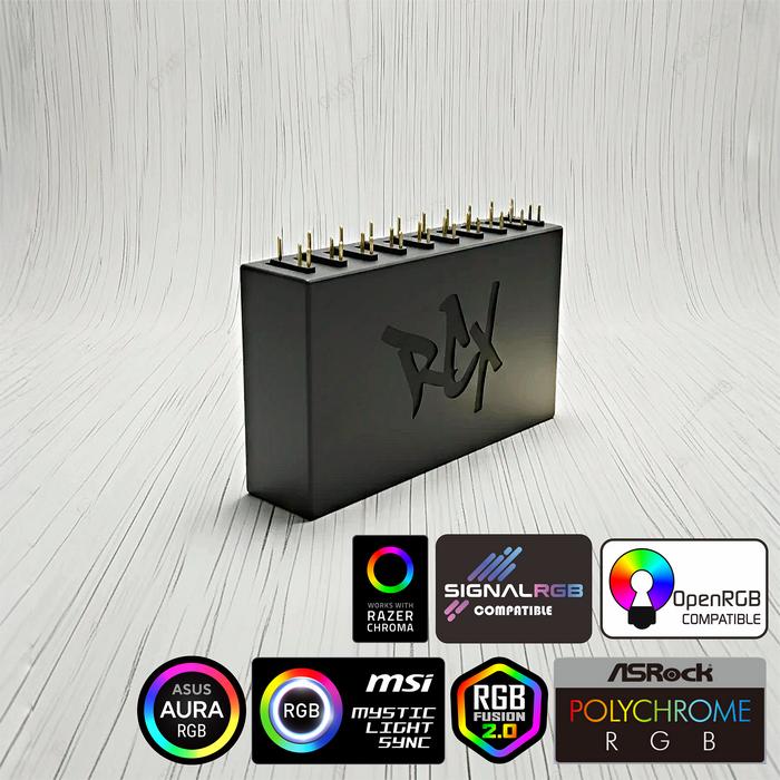 Jual RCX ARGB 5v 3pin Controller RGB ke ARGB Converter SignalRGB ...