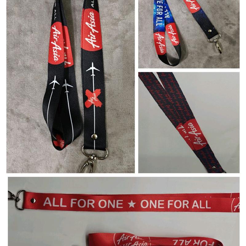 lanyard air asia readystock 4 pilihan design - TikTok Shop Malaysia