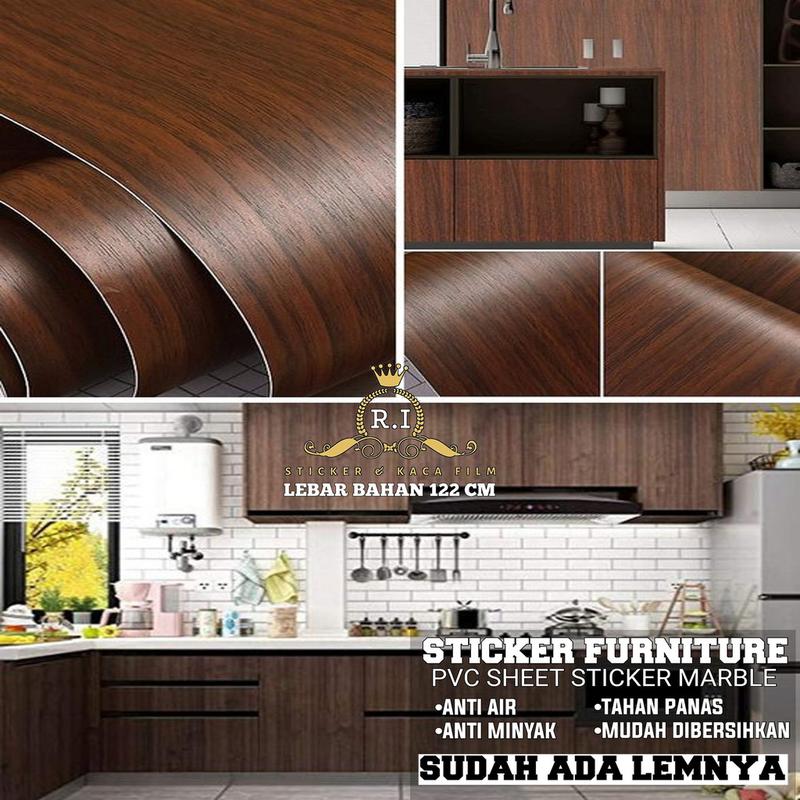 HPL Sticker / HPL Motif Kayu / Pelapis Kayu Triplek Meja Dinding - Shop ...