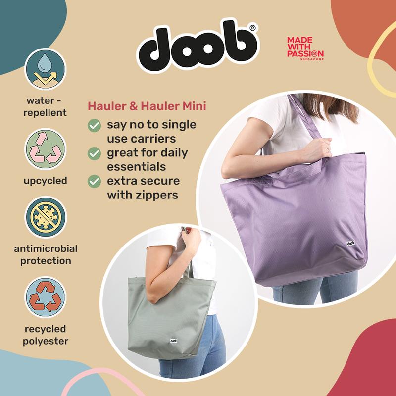 doob HAULER - Upcycled Water-Repellent Tote Bag - TikTok Shop Singapore