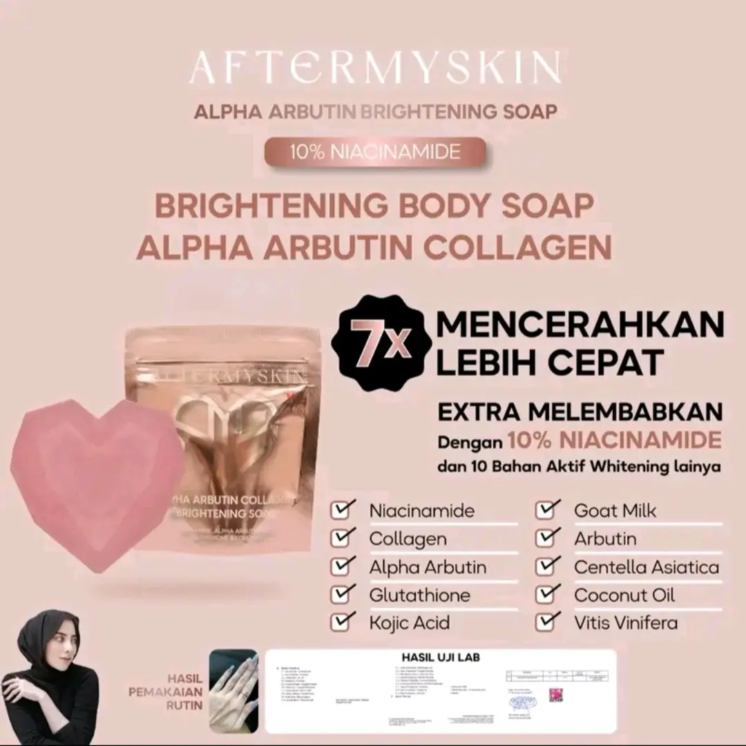 Aftermyskin (Ready siap kirim tidak po) 1 pcs sabun after skin original ...