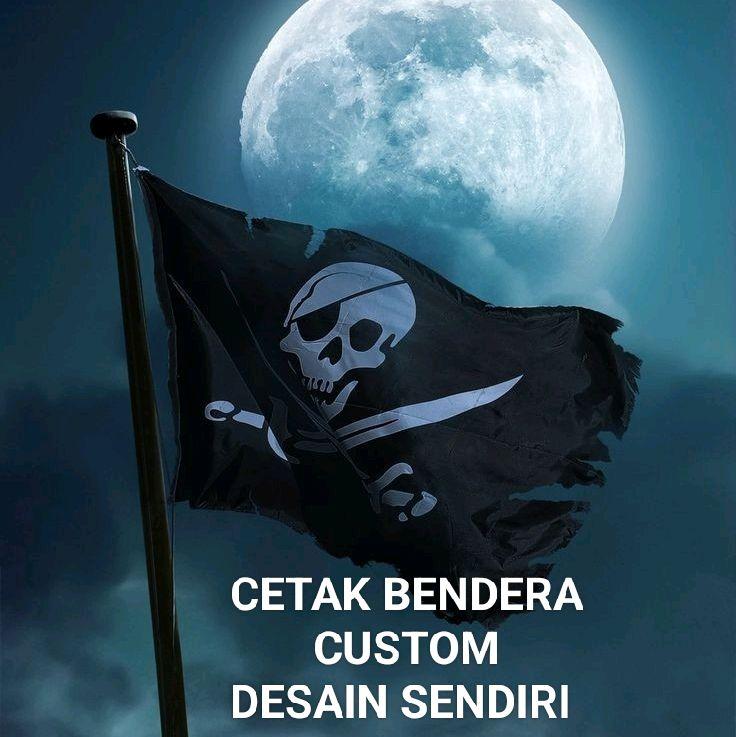Bendera Custom Cetak Kain TC Asli - Desain Bebas Tali Pojok - Shop ...