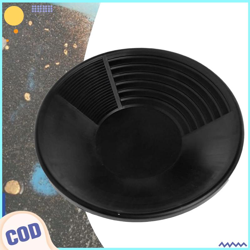 Black Plastic Gold Pan Gold Separation Equipment Sieve The Golden ...