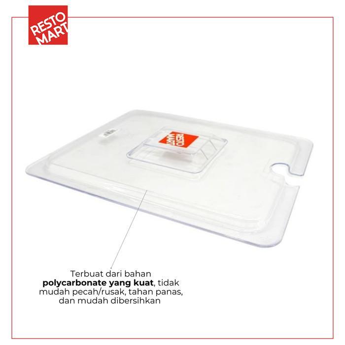Jual INSTAN TUTUP / COVER GASTRONOME / ONE THIRD PAN TRANSPARENT COVER ...