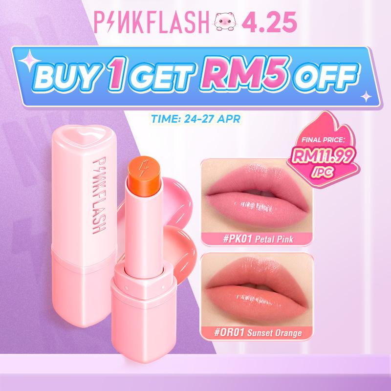 【Instant RM5 OFF】Balsem Bibir Berubah Warna, PINKFLASH, Kesa - TikTok ...