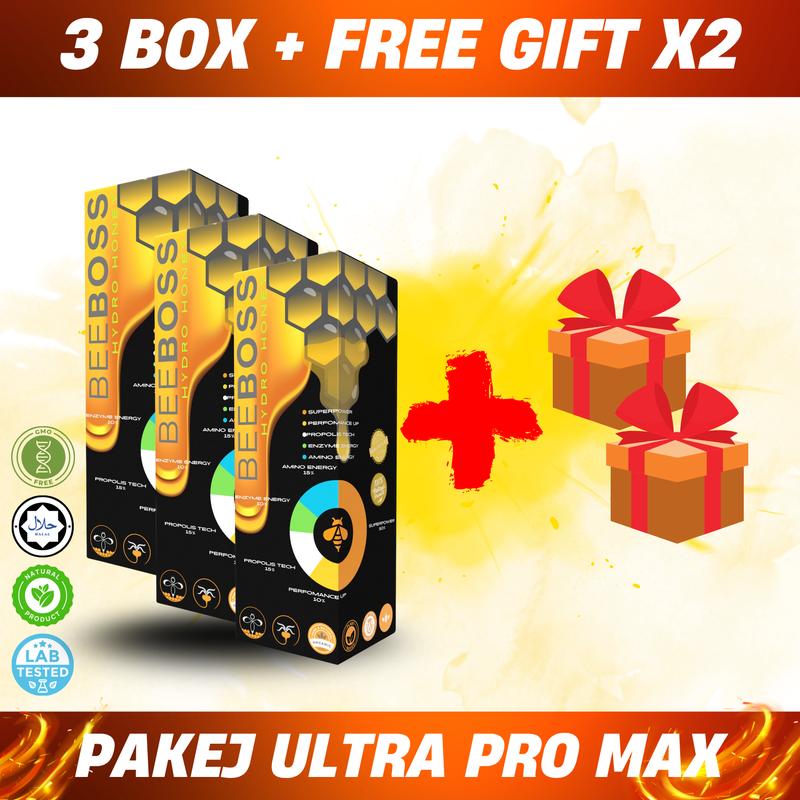 [PAKEJ ULTRA PRO MAX] BEE BOSS MADU Honey Maple Syrup Premiu - TikTok ...