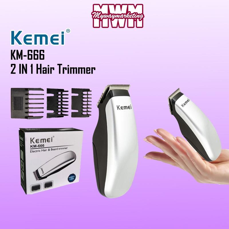 Kemei KM-666 Mini Trimmer Rambut Elektrik – Mesin Cukur Janggut ...