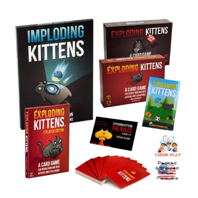 Exploding Kittens NSFW | Imploding & Streaking Kittens Expansion ...