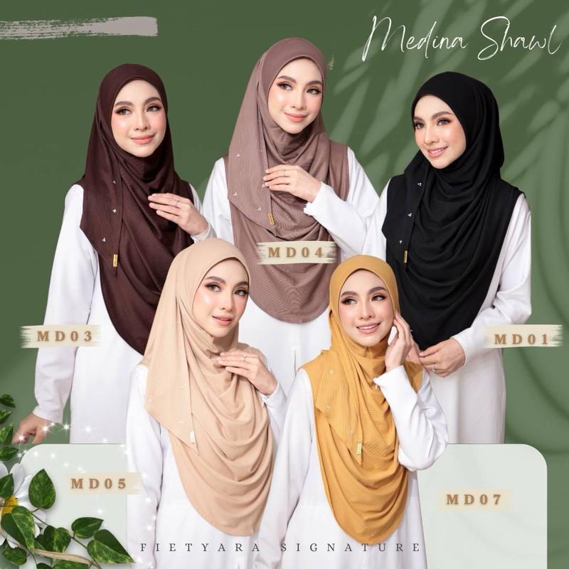 Instant Shawl Medina Labuh free Saiz Fit To XL - TikTok Shop Malaysia
