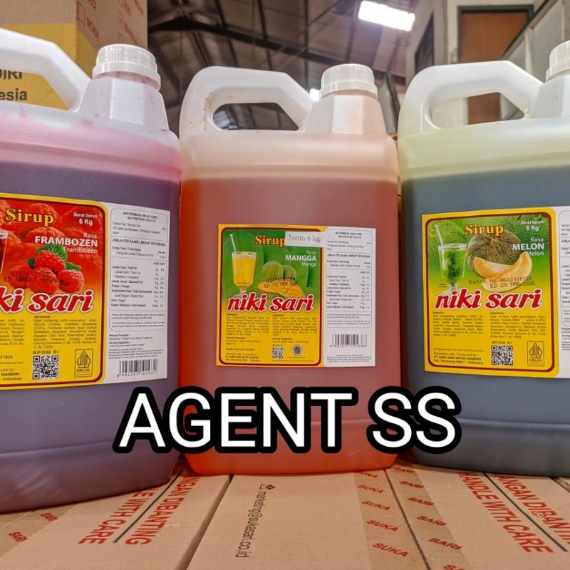 sirup nikisari aneka rasa buah kemasan jerigen 6kg lebih murah - Shop ...