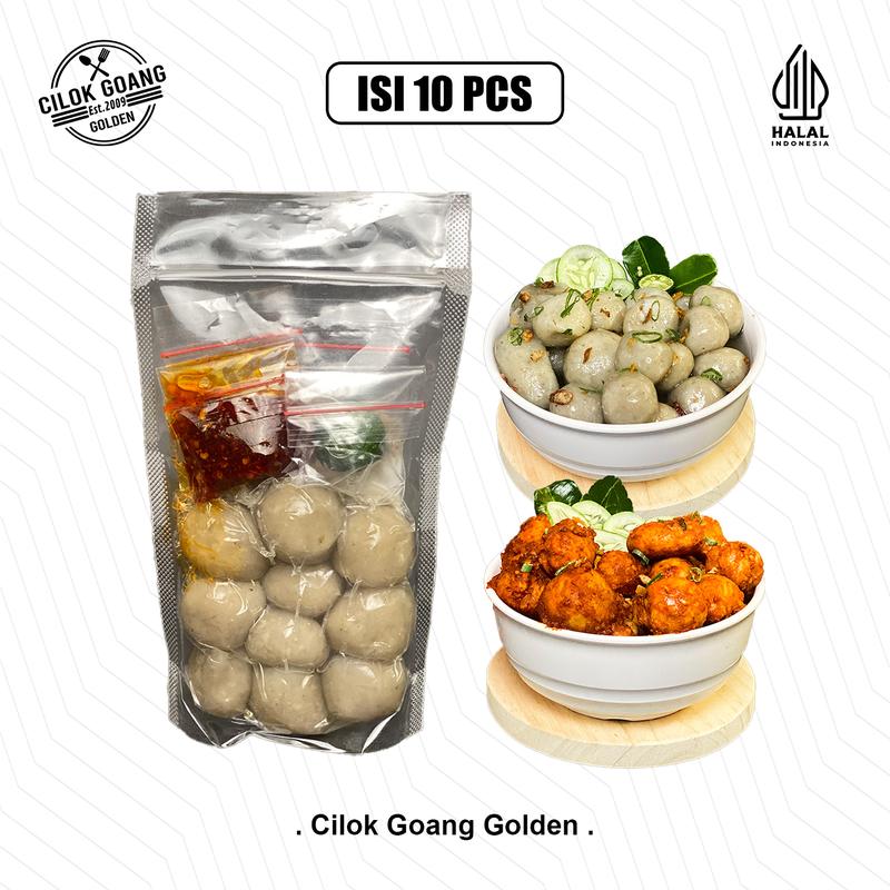 Cilok Goang Golden isi 10pcs Kemasan Instan Food - Shop | Tokopedia