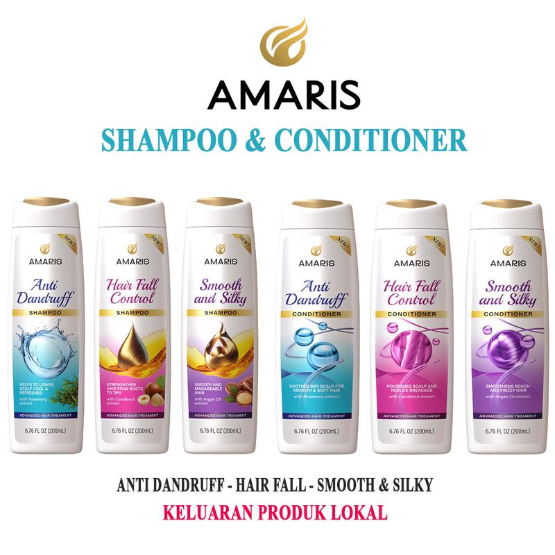 AMARIS SHAMPOO Keluaran Malaysia 200ML ( ANTI DANDRUFF, HAIR - TikTok ...