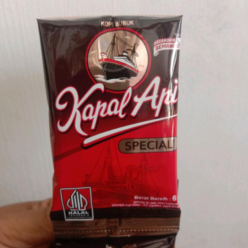 Kopi Kapal Api Berat Bersih 6 Gram - Robusta - Coffee - Shop | Tokopedia