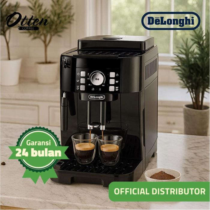 Promo DeLonghi Magnifica S ECAM 12.122.B Fully Automatic Espresso ...
