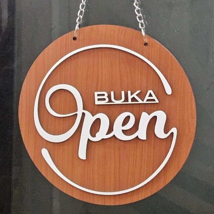 Open Closed Sign | Papan Tanda Buka Dan Tutup | Indoor Sign - TikTok ...