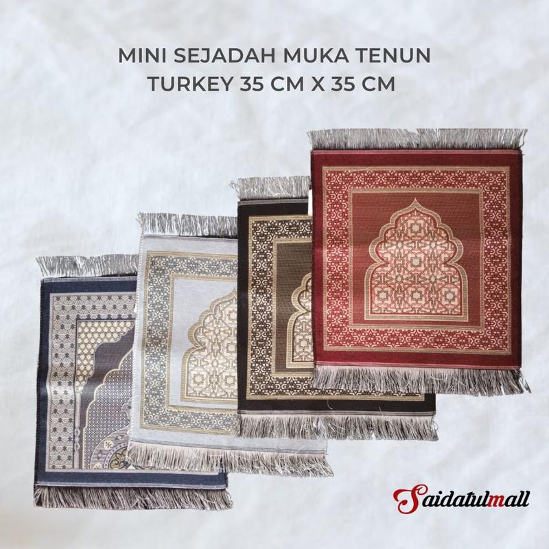 Mini Sejadah Muka Tenun Turkey 35cm x 35cm - TikTok Shop Malaysia