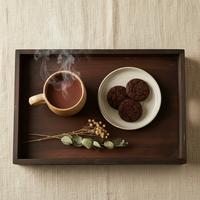 Jual Nampan Kayu Berkaki – Serving Tray Kayu Estetik untuk Restoran ...