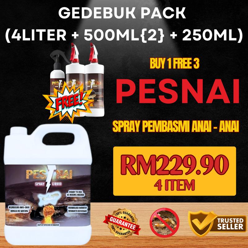 PESNAI PEMBASMI ANAI ANAI GEDEBUK PACK ( TONG 4 LITER + FREE - TikTok ...