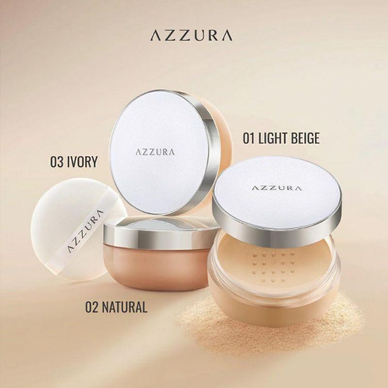 Azzura loose powder 30g | bedak tabur - Shop | Tokopedia