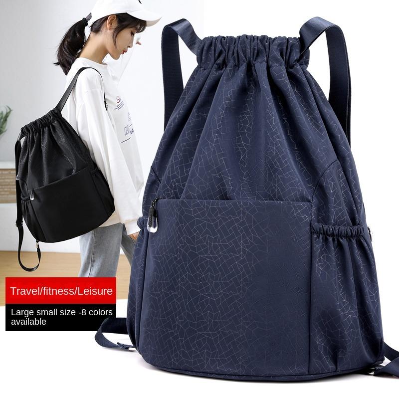 Casual Bag Women's Fashion Drawstring Backpack Rucksack Bag Cloth Bag ...