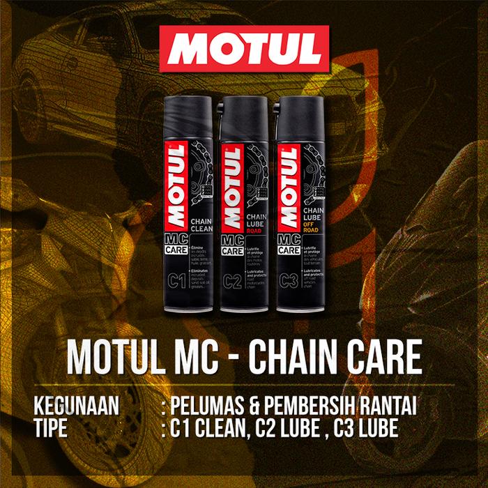 Jual Motul Oli Rantai Chain Care Cleaner C2 C3 Pembersih Rantai Motor ...