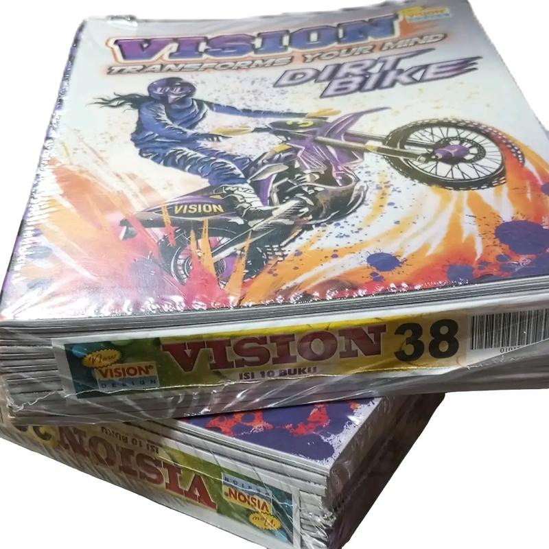 Buku Vision 38 Lembar - Paket Isi 10 Buku, Kertas Berkualitas - Paper ...