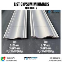 Jual List Gypsum Polos Minimalis Model S Lebar 8 cm - 15 cm Original ...