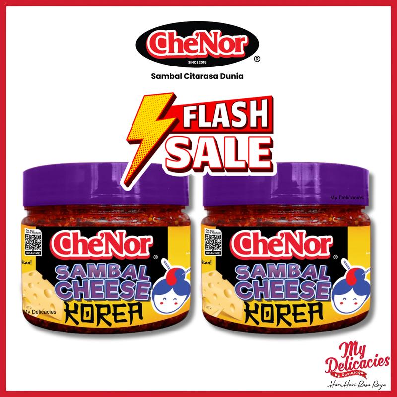 KOMBO Che'Nor Sambal Cheese Korea x2 - TikTok Shop Malaysia