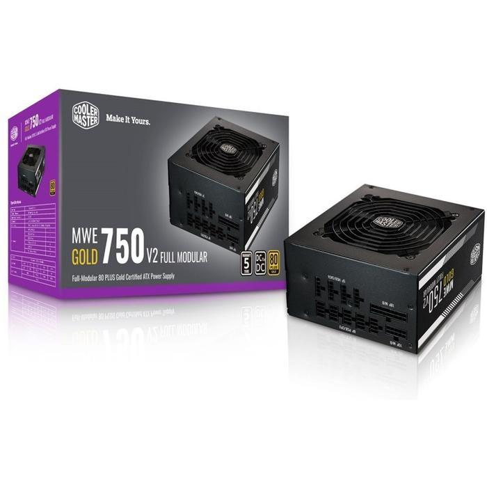 Jual Power Supply Cooler Master MWE Gold 750 V2 750Watt ATX 3.1 FULLY ...