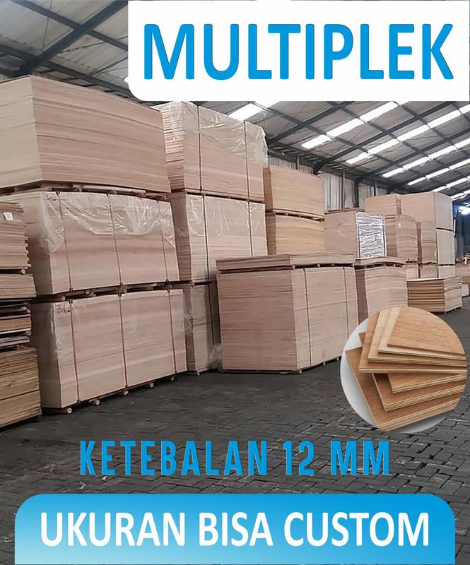 Multiplek Ukuran Bisa Custom Tebal 12mm / Triplek Ukuran Bis - Shop ...