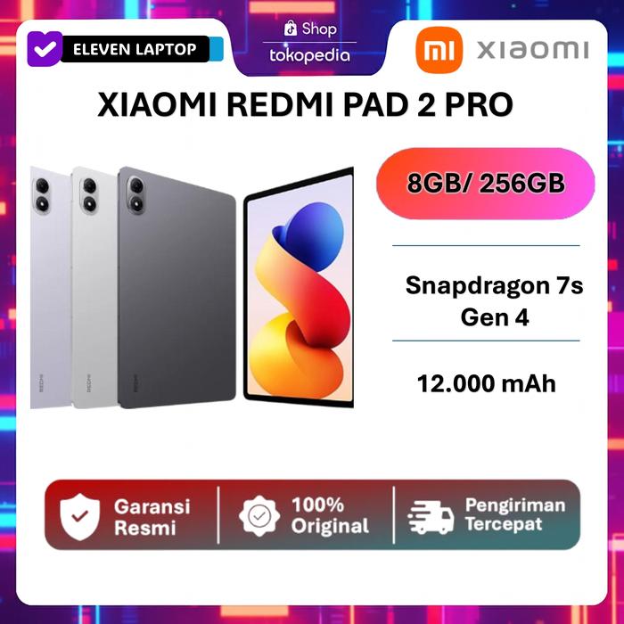 Promo Xiaomi Redmi Pad 2 Pro Tablet Garansi Resmi Original 8/256 RAM ...