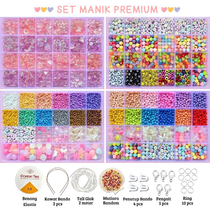 DIY Manik Manik Set Aesthetic - 1 Set DIY Manik Manik - 1 Se - Shop ...