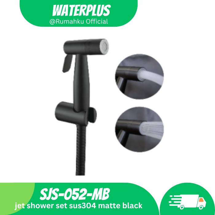 Jual Jet Shower Set WATERPLUS SJS 052 MB Jet Spray SUS304 Matte Black ...