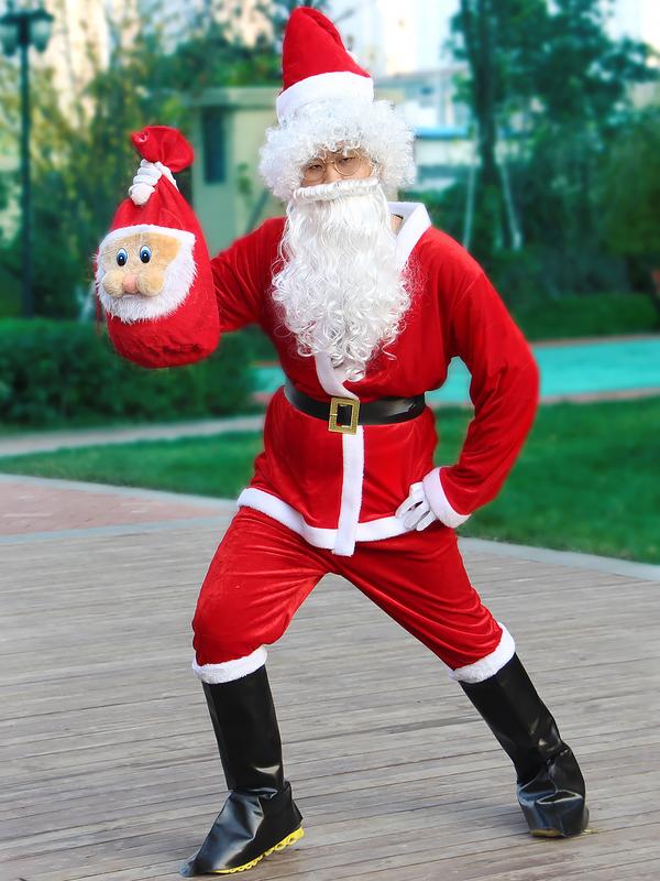 Santa Claus in adult plus size/Christmas costume plus size set - TikTok ...