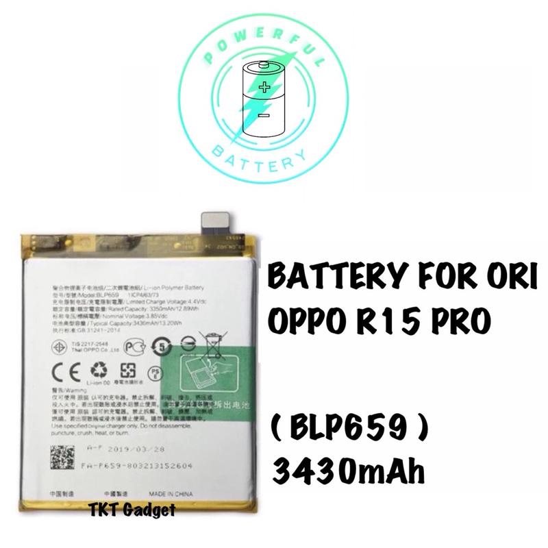 BATTERY FOR ORI OPPO R15 PRO (BLP659) 3430mAh Accessories Device ...