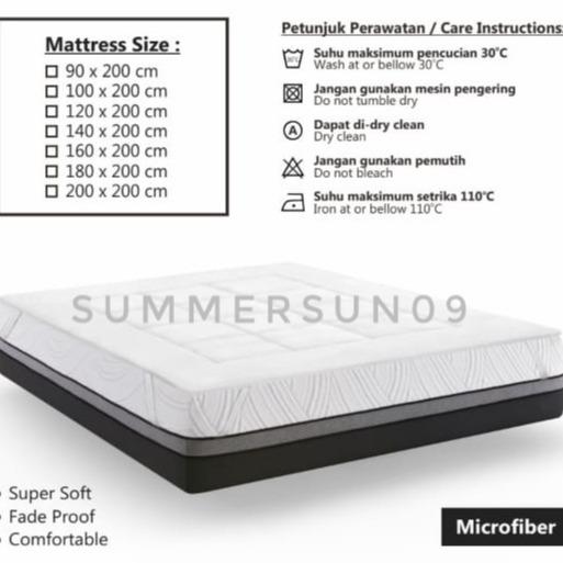 MATRAS PROTECTOR / MATRASS / ALAS KASUR / PUTIH / POLOS / CUSTOM - Shop ...