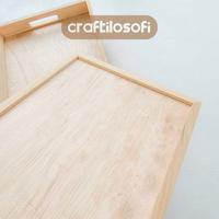 Jual Nampan Pegangan Kayu NPE | Kotak Hantaran | Wooden Tray ...
