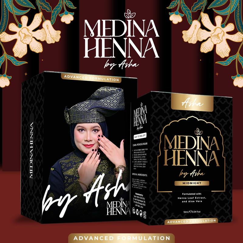 INAI PEEL-OFF MEDINA HENNA BY ASHA TAHAN LAMA - TikTok Shop Malaysia