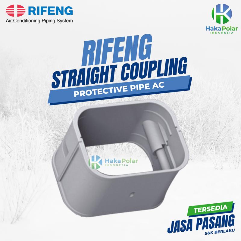 Straight Coupling / Sambungan Protective Pipa AC Putih Rifeng - Shop ...