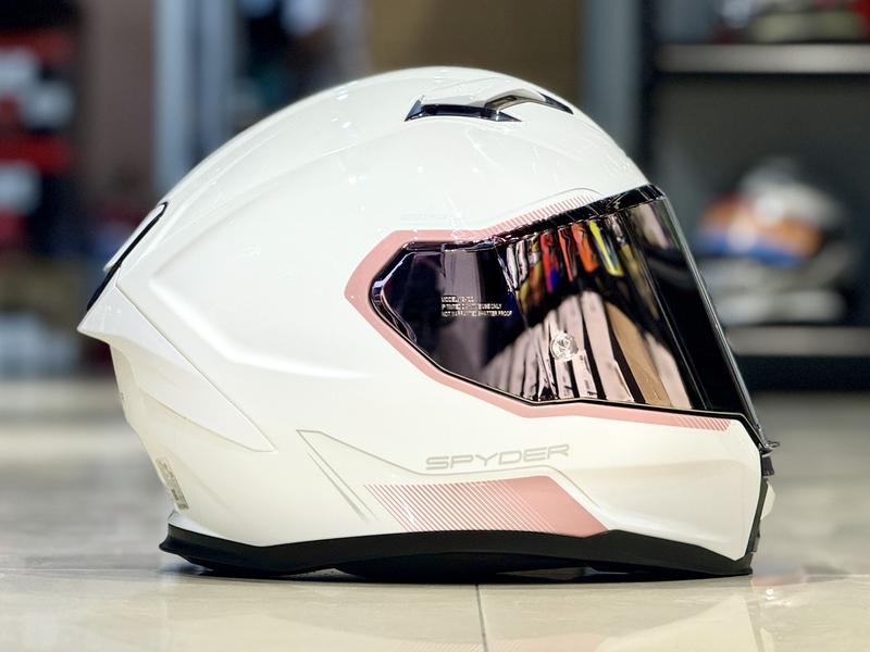 Spyder Corsa V2 Full Face Dual Visor Helmet with Free Extra Clear ...