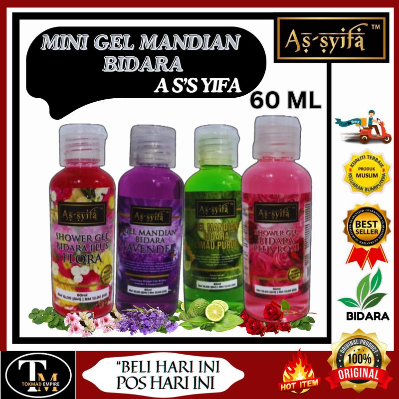 4 JENIS MANDIAN BIDARA 60MLS (size kecil) Cleansing Hydrating - TikTok ...