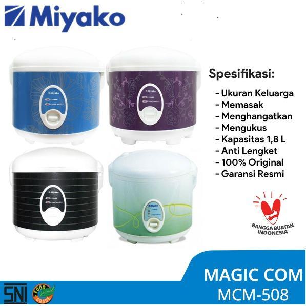 Rice Cooker Miyako MCM-508 [1.8 L] ( MCM508 ) - Shop | Tokopedia