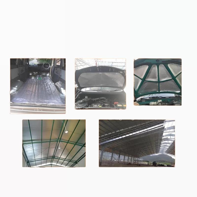 Peredam Panas Atap Rumah Alumunium 3mm x 1M x 1 M,Meredam rambatan ...