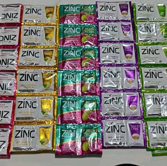 [1 Renceng] Sampo Sachet Murah Zinc/Zinc Shampo 1 Renceng Shampoo ...