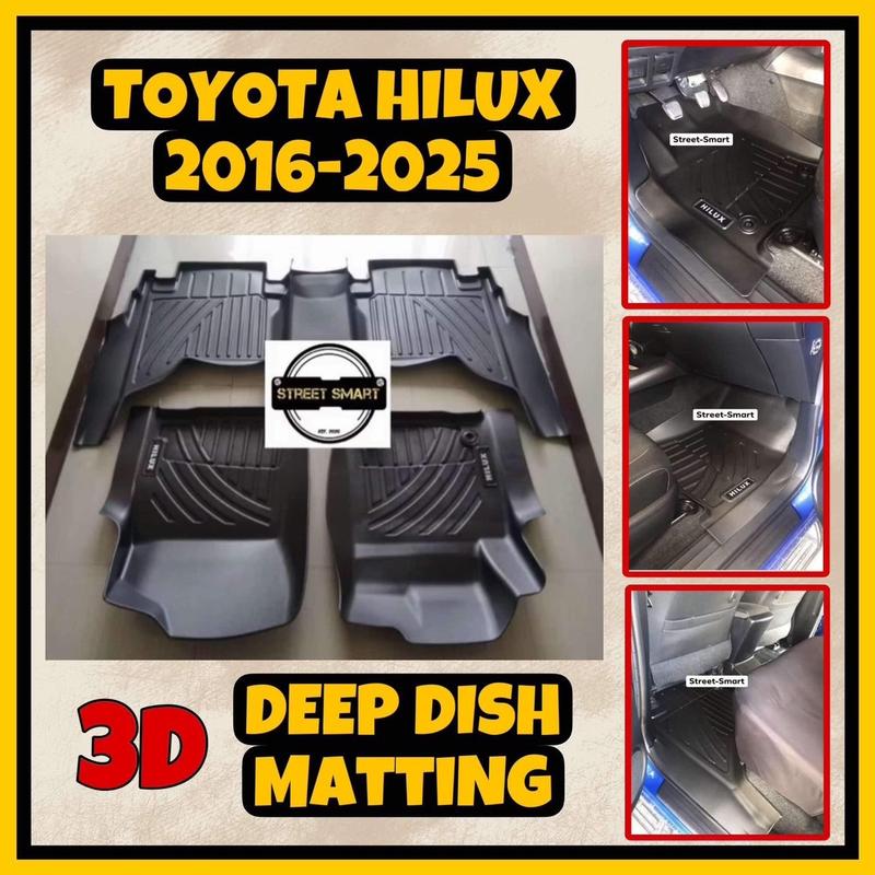 TOYOTA HILUX REVO/CONQUEST 2016 to 2025 DEEP DISH MATTING - TikTok Shop ...