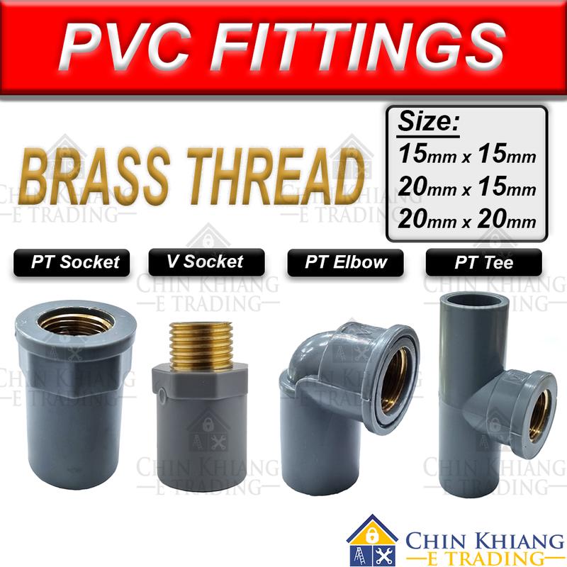 VIP PVC Brass Thread Fittings PT Socket | PT Elbow | PT Tee - TikTok ...