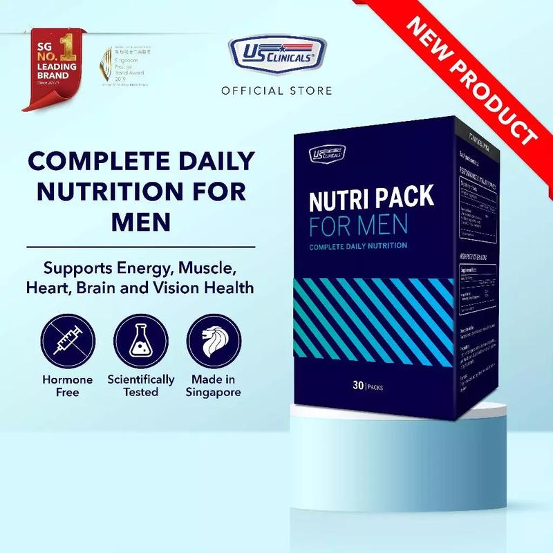US Clinicals Nutri Pack For Men 30s - Complete Daily Nutrition - TikTok ...