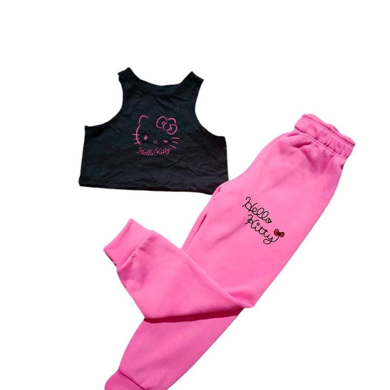 Kids Terno Crop Top & Jogger Set – Cotton Spandex Sublimatio - TikTok ...