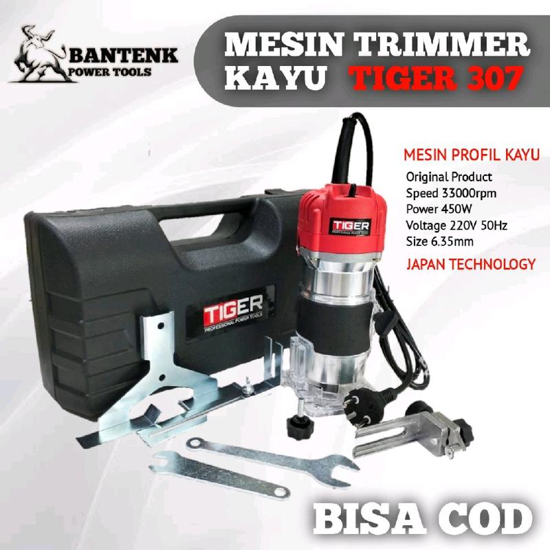 MESIN TRIMMER PROFIL KAYU TIGER T307 MESIN UKIR KAYU TRIMER TIGER ...